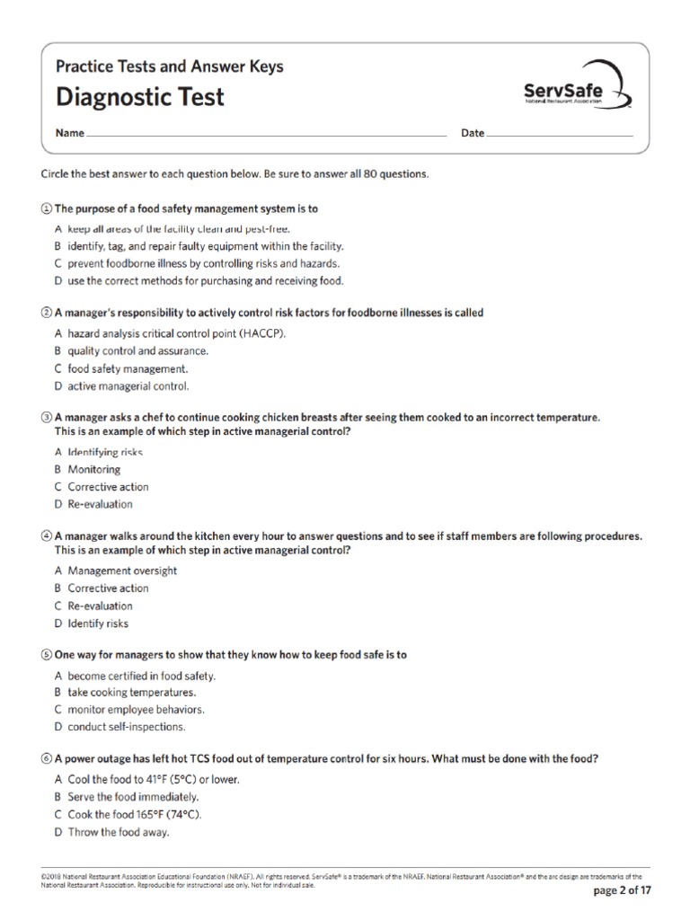 Diagnostic Test and Answer Key - English - Edited PDF | PDF