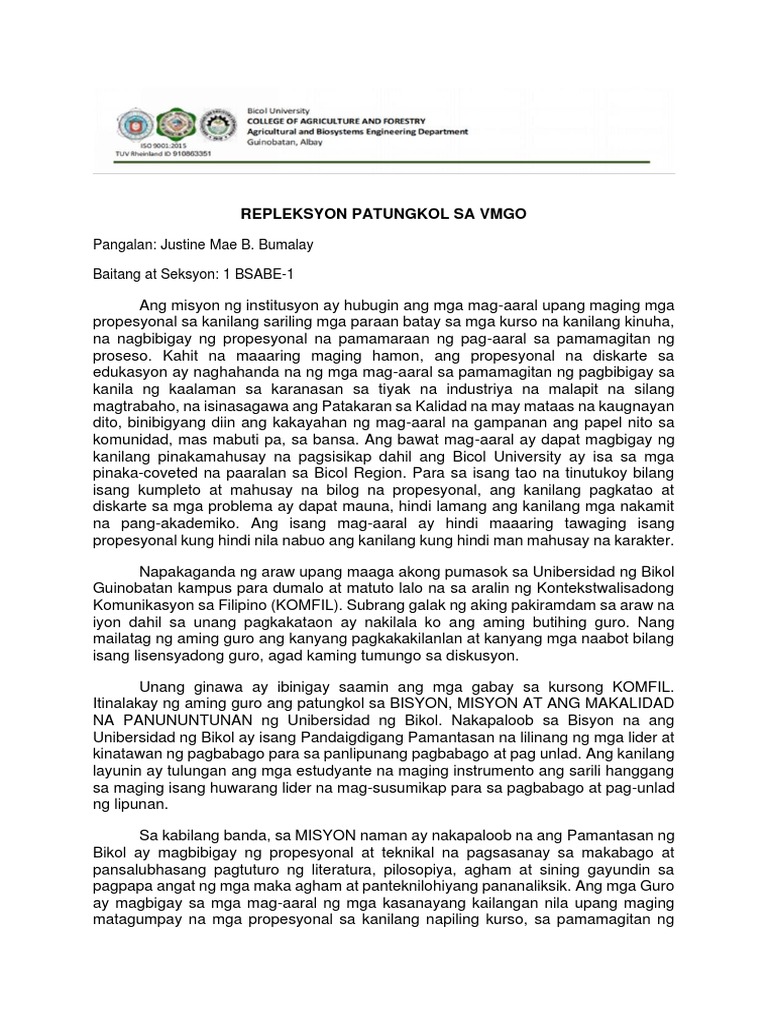 Reflection Komfil | PDF