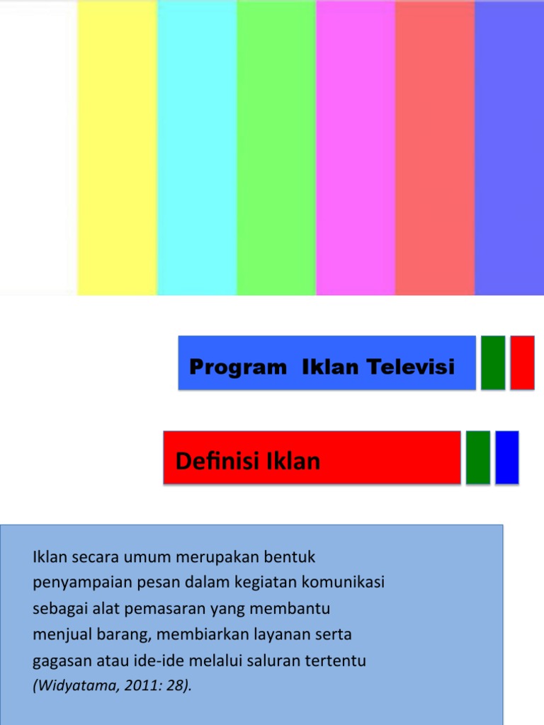 Slide DKV 314 Program Video Iklan TV | PDF