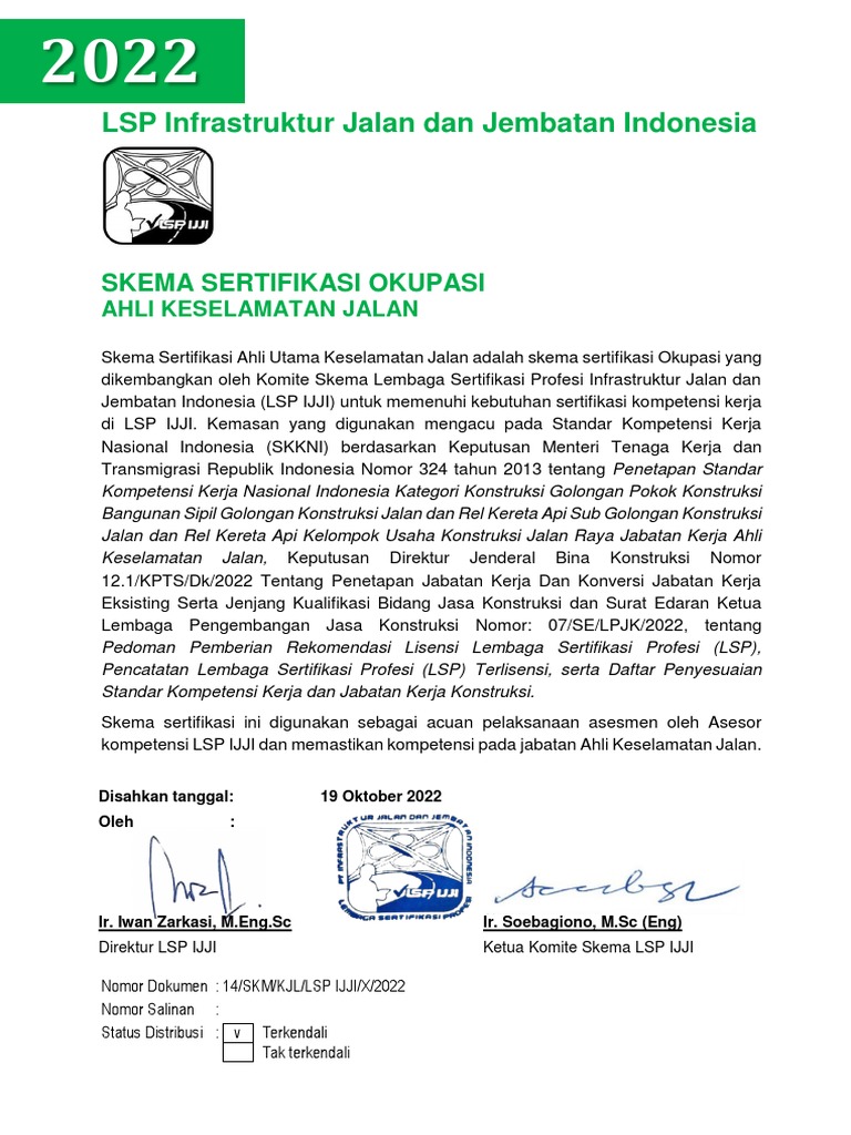 Sk-4.3 Skema Ahli Utama Keselamatan Jalan | PDF