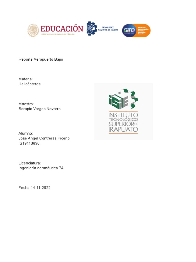 Reporte BJX | PDF | Aviación | Transporte