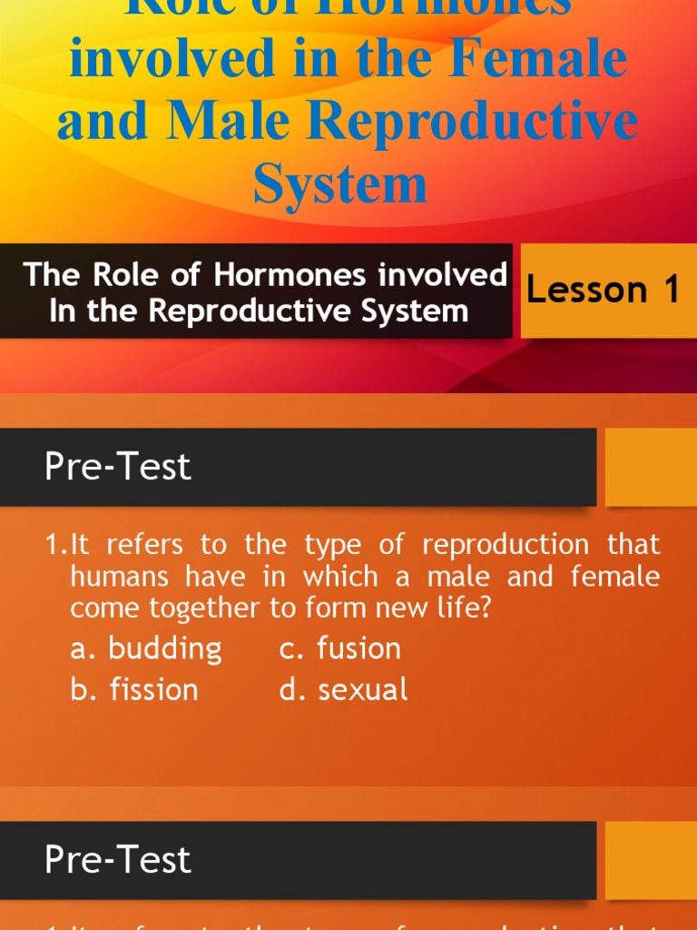 Hormones in Male and Female Reproduction | PDF | Reproductive System ...