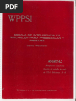 Wppsi Iii Completo | PDF | Aprendizaje | Memoria