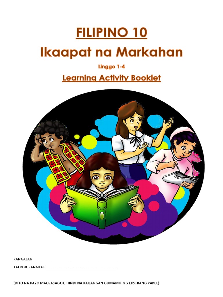 Filipino 10 Activity Booklet | PDF