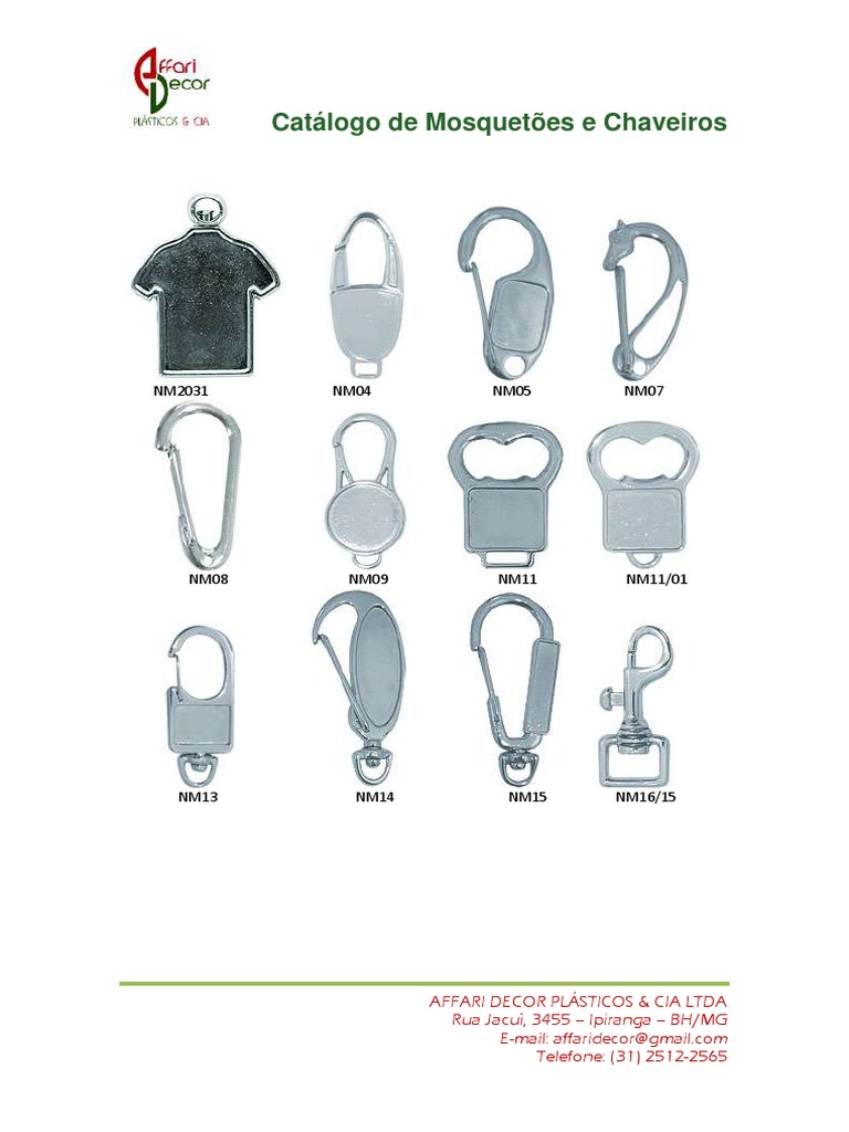 Catalago Chaveiro | PDF | Escalada