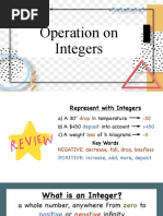 Integer Rules Chart | PDF | Multiplication | Arithmetic
