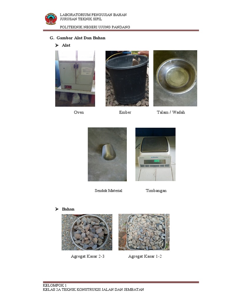 Alat: G. Gambar Alat Dan Bahan | PDF