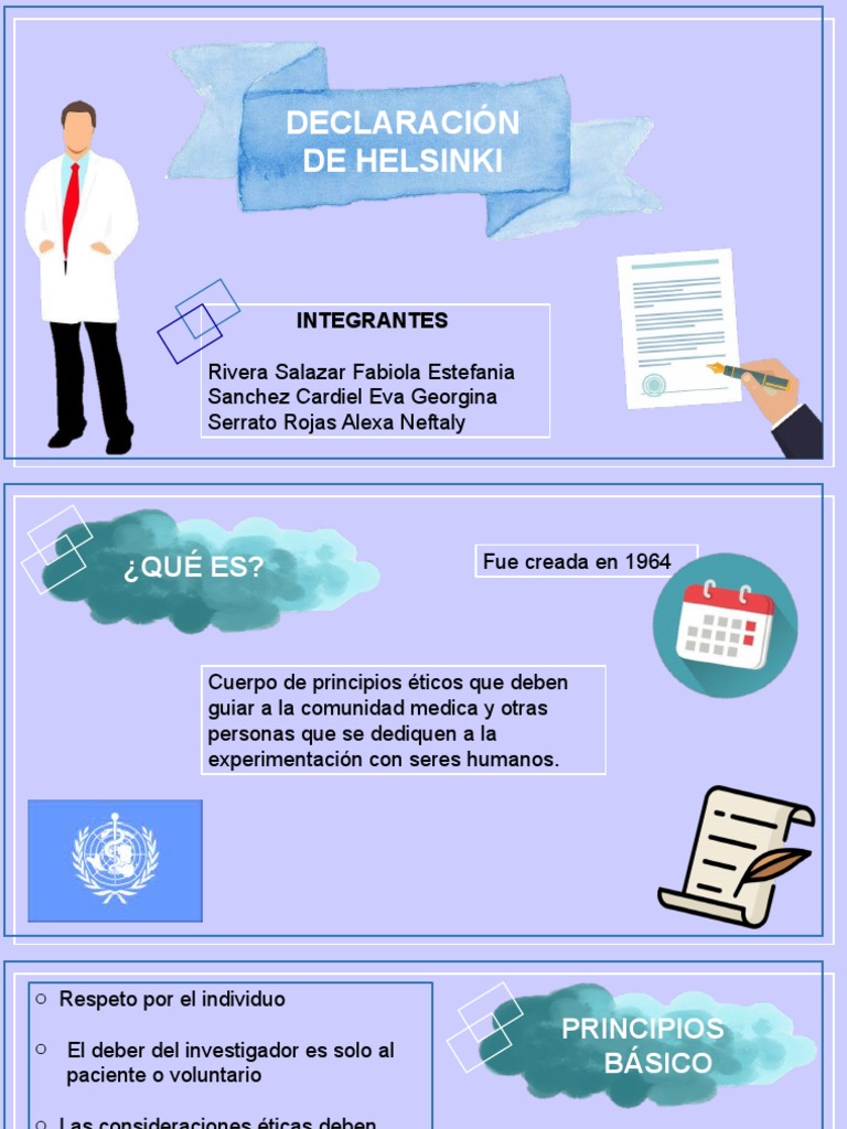 Declaracion de Helsinki | PDF