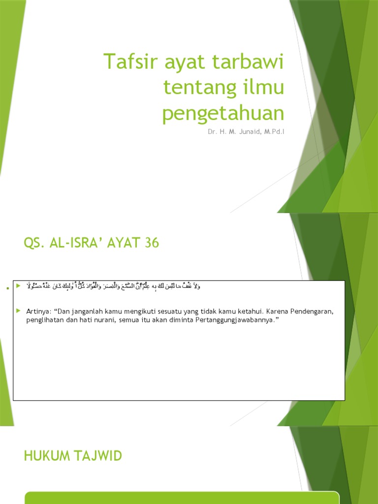 Tafsir Ayat Tarbawi | PDF