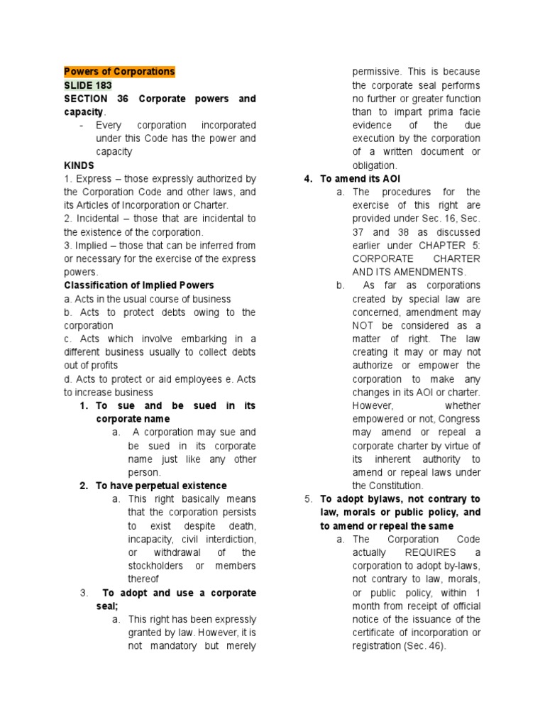 RFBT Notes PDF | PDF | Corporations | Stocks