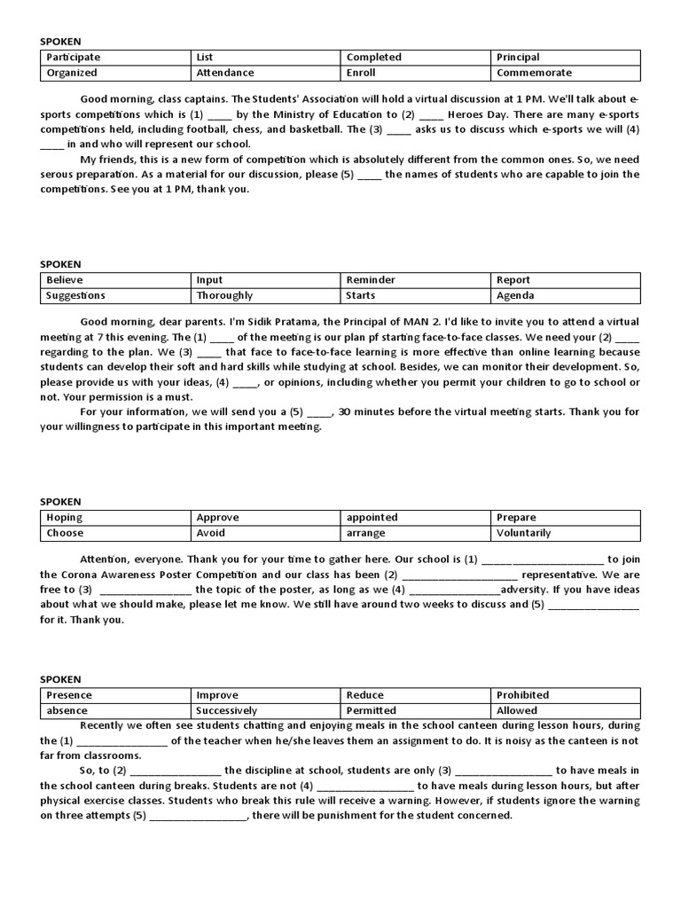 Announcement Pdf Teachers
