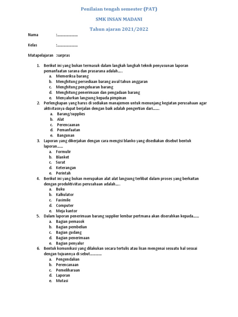 Pts Sarpras 12 | PDF