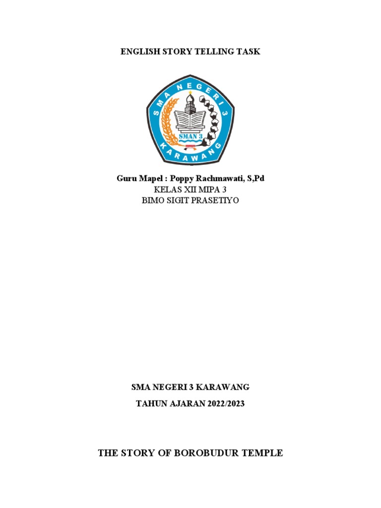 English Story Telling Task | PDF