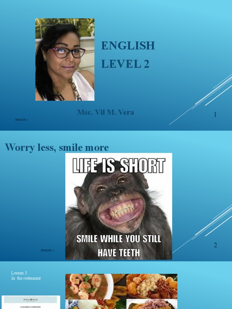 Restaurant Vocabulary and Activities | PDF