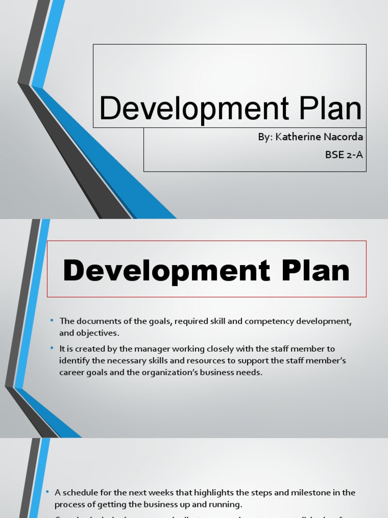 Development Plan | PDF | Goal | Employment