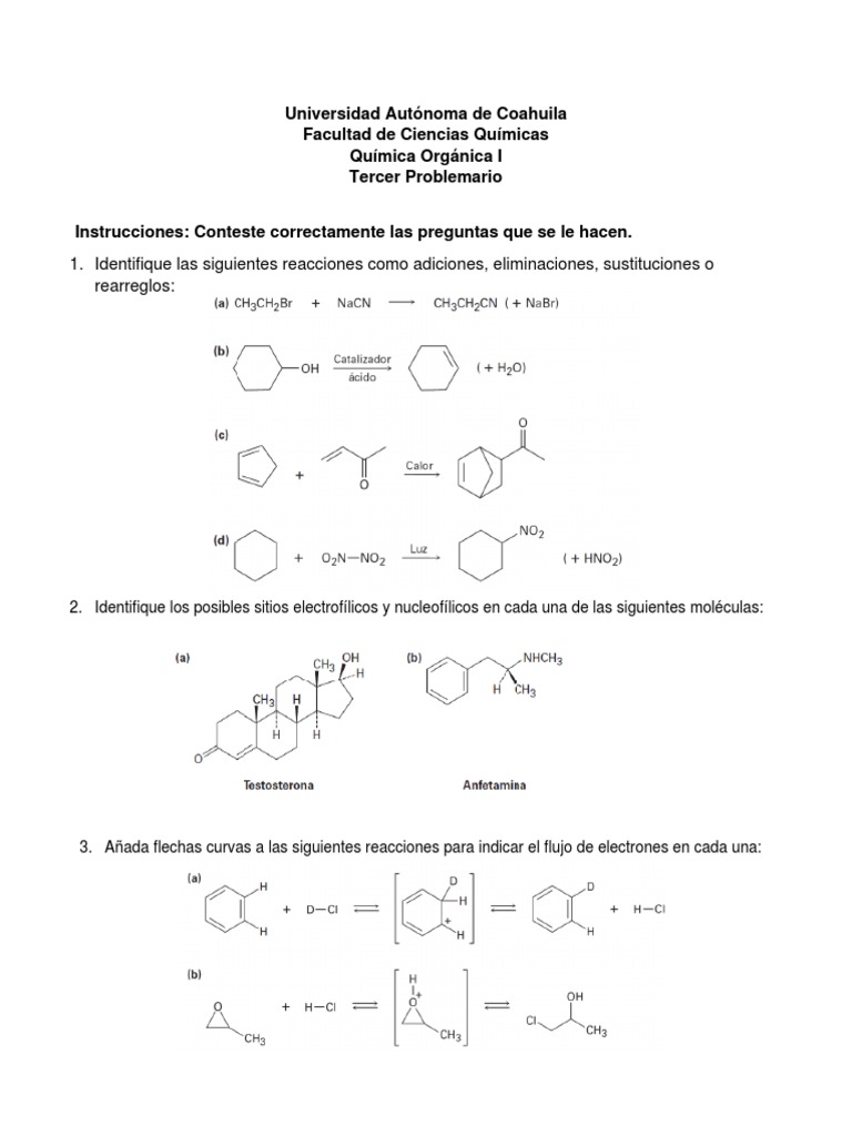 Tercer Problemario | PDF