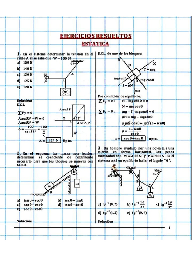 Estática | PDF