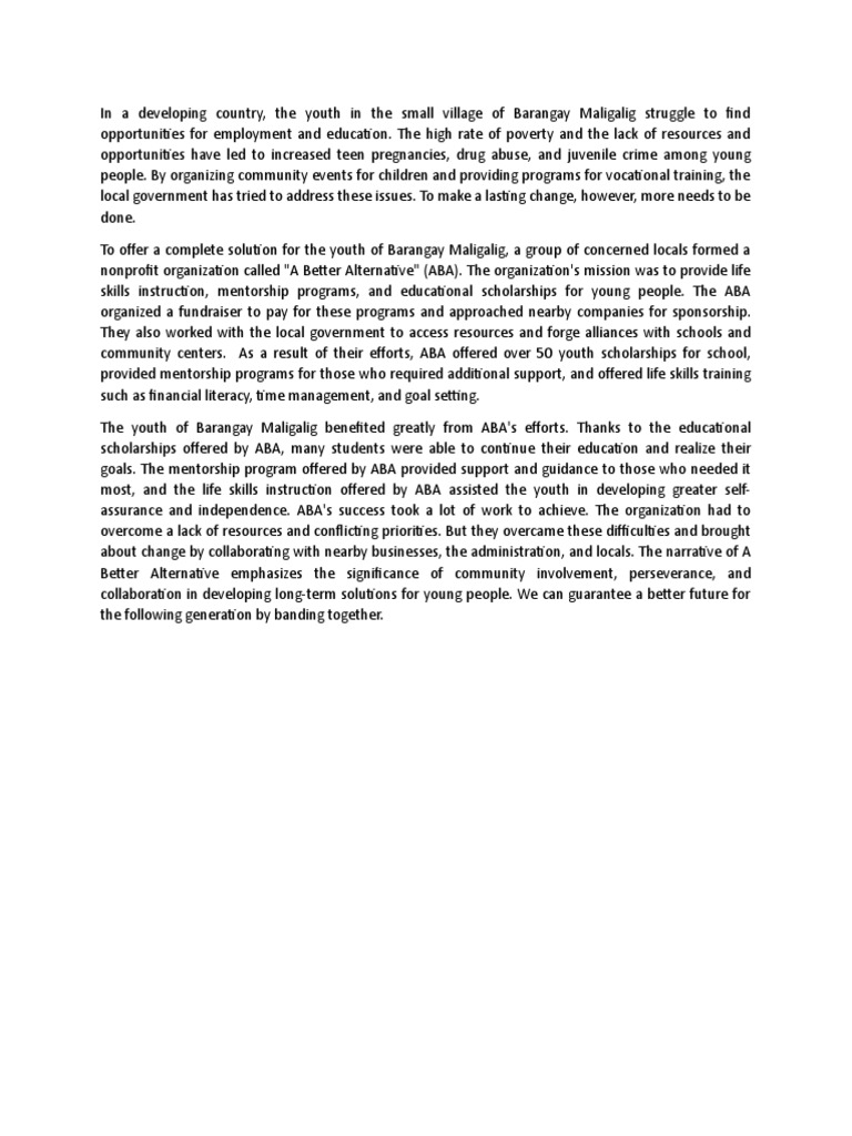 Overcoming Adversity Through Community Collaboration: The Story of A ...