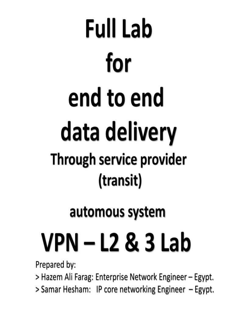 Full CCNP Service Provider Routing Lab | PDF | Networking ...