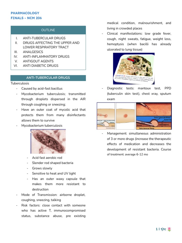 Pcol | PDF | Tuberculosis | Opioid