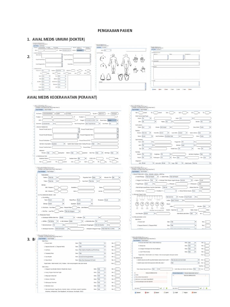 Dokumen Pengkajian Pasien Dalam RM | PDF