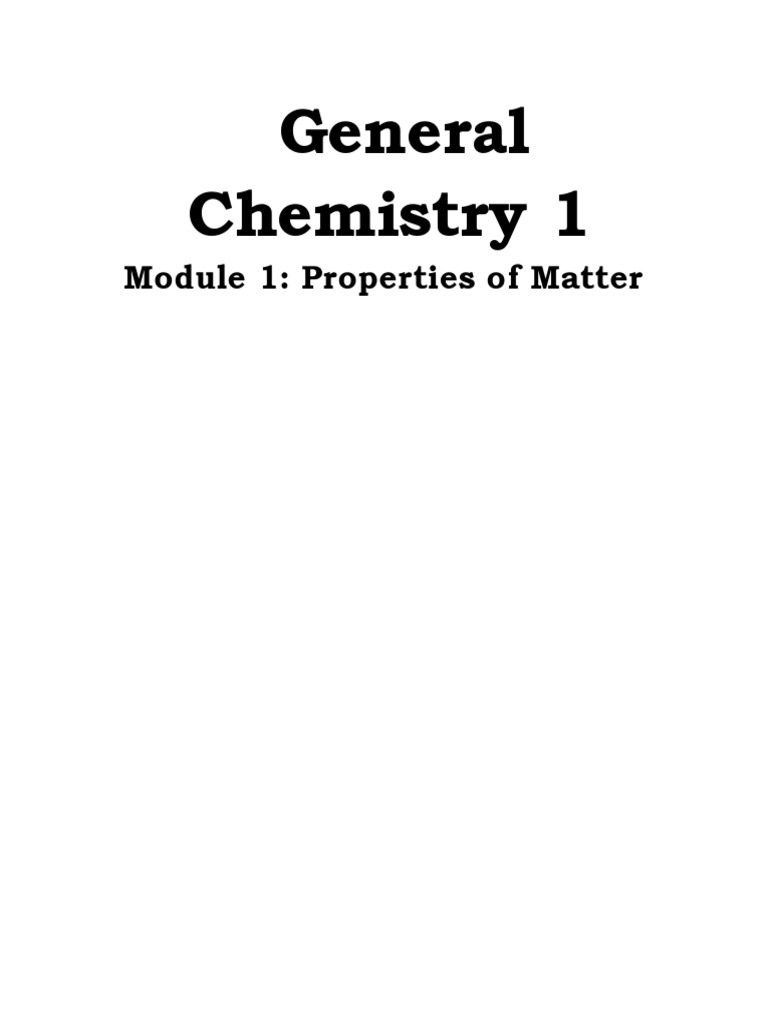 General Chem 1-Lecture 1 | PDF | Mixture | Chemical Substances