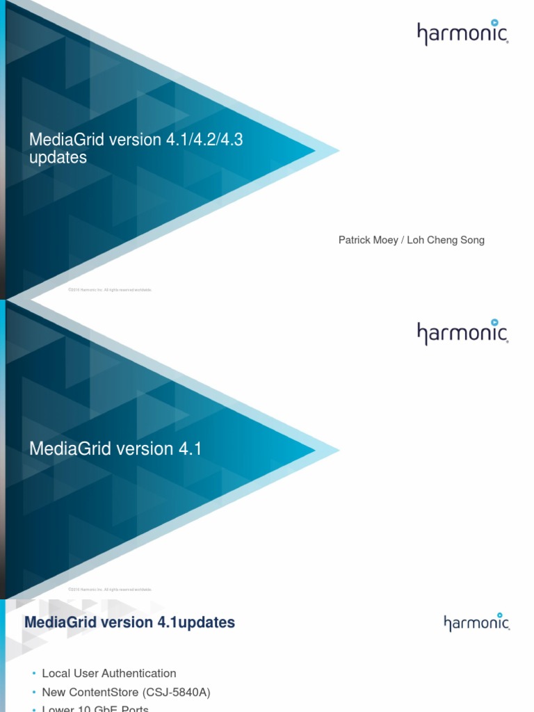 3 MediaGrid Version 4.1 To 4.3 Updates | PDF | Solid State Drive ...