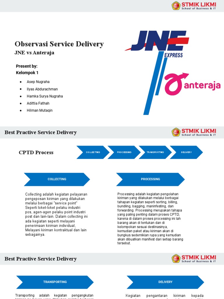 Observasi Layanan JNE vs Anteraja | PDF | Bisnis