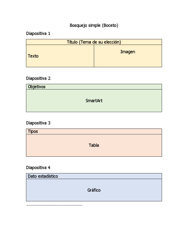 Bosquejo Simple | PDF