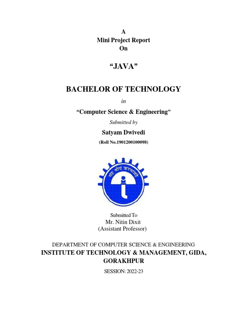 Satyam Report Java Pdf Inheritance Object Oriented Programming Constructor Object 