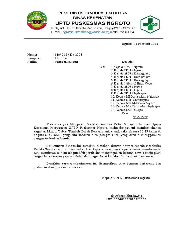 Undangan Validasi Data Gikia | PDF