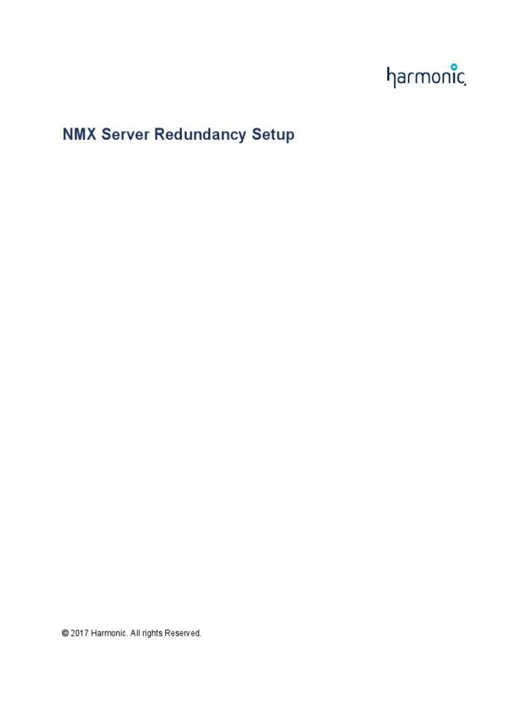 Configuring NMX Server Redundancy | PDF | Backup | Ip Address