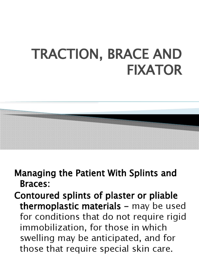 3 Modalities (Traction, Fixator and Surgery) | PDF | Joint | Surgery