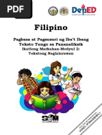 Filipino1 - Q3 - Module14 - Mga Babala Sa Paligid - v1 | PDF
