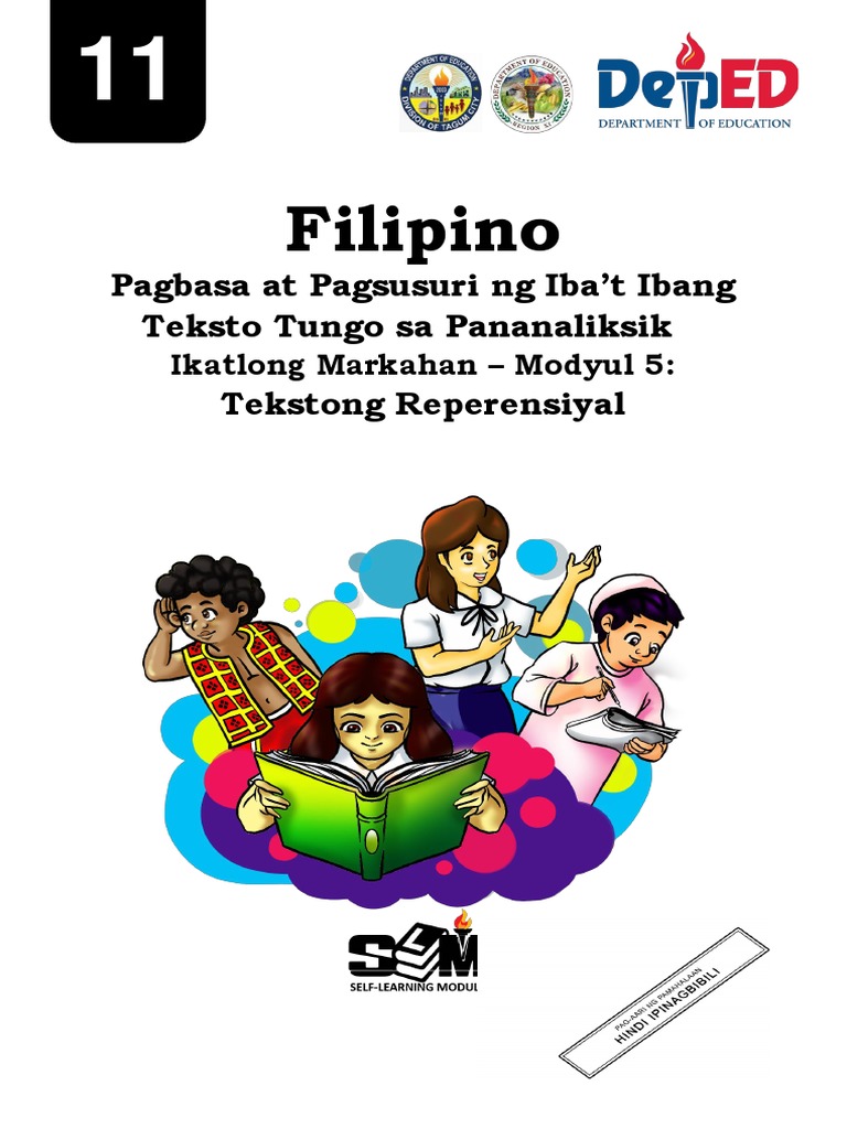 Filipino: Pagbasa at Pagsusuri NG Iba't Ibang Teksto Tungo Sa ...