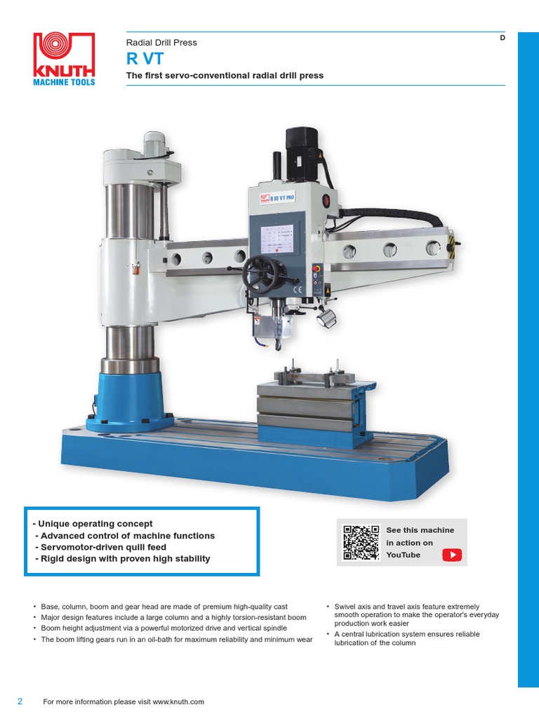 R 80 VT PRO Brochure PDF | PDF | Drilling | Drill