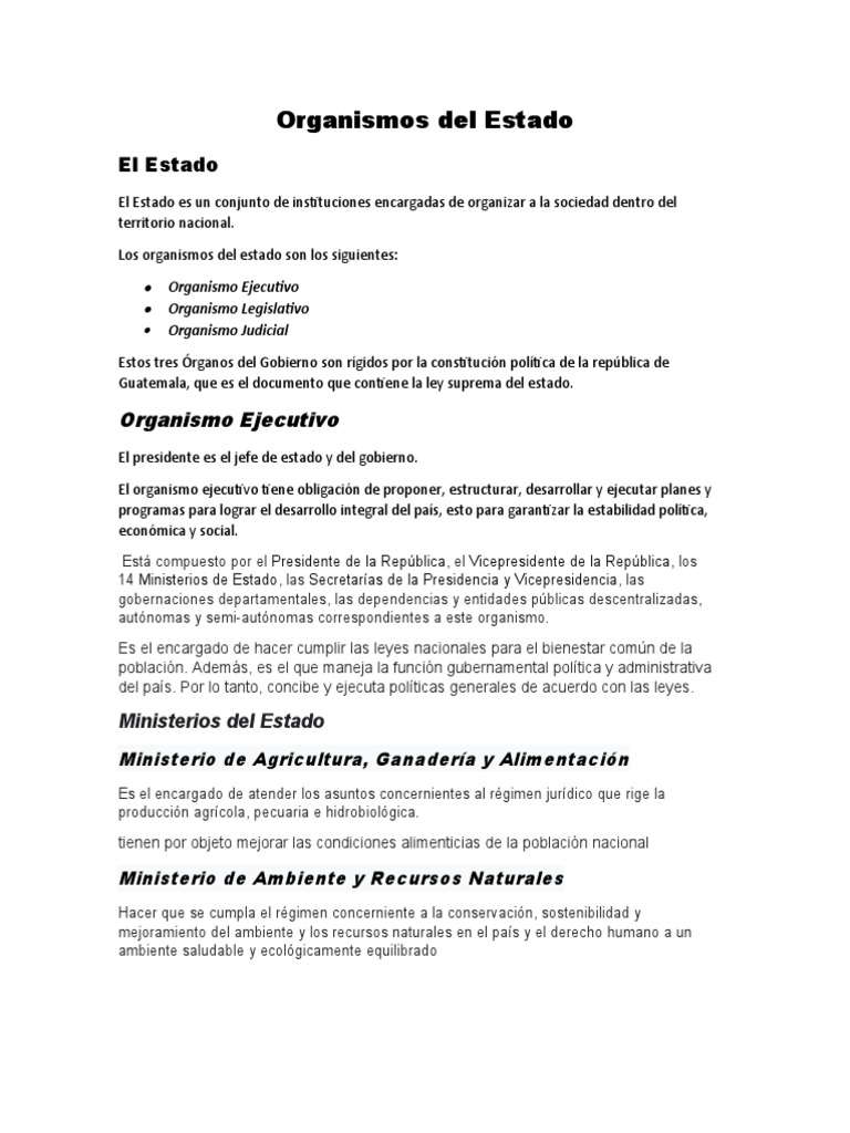 Organismos Del Estadoy Defectos de La Dpms | PDF | Judicaturas ...