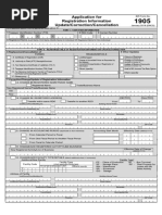 Bir Form 1905 New Version | PDF | Receipt | Identity Document