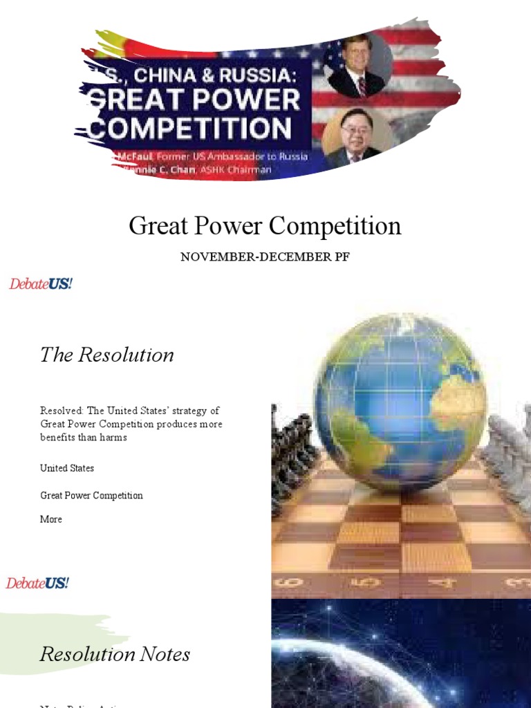 Great Power Competition | PDF | Taiwan | Kuomintang