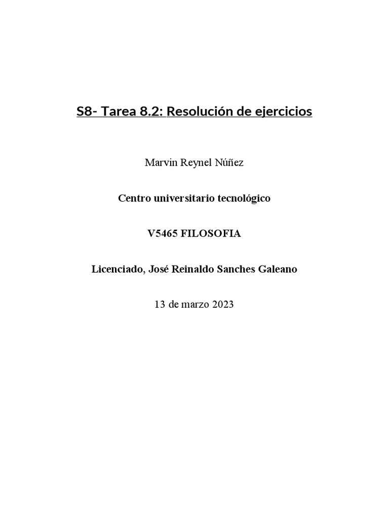 S8-Tarea 8.2 | PDF S8-Tarea 8.2 | PDF