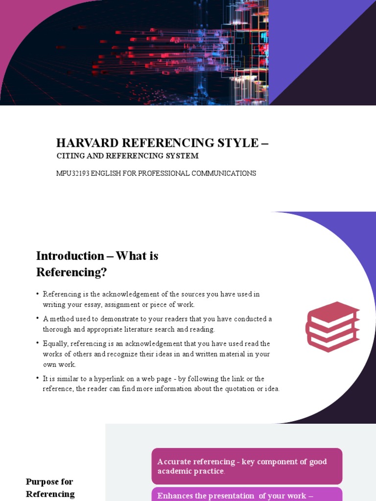 Lecture 1 - Harvard - Referencing - Style | PDF | World Wide Web ...