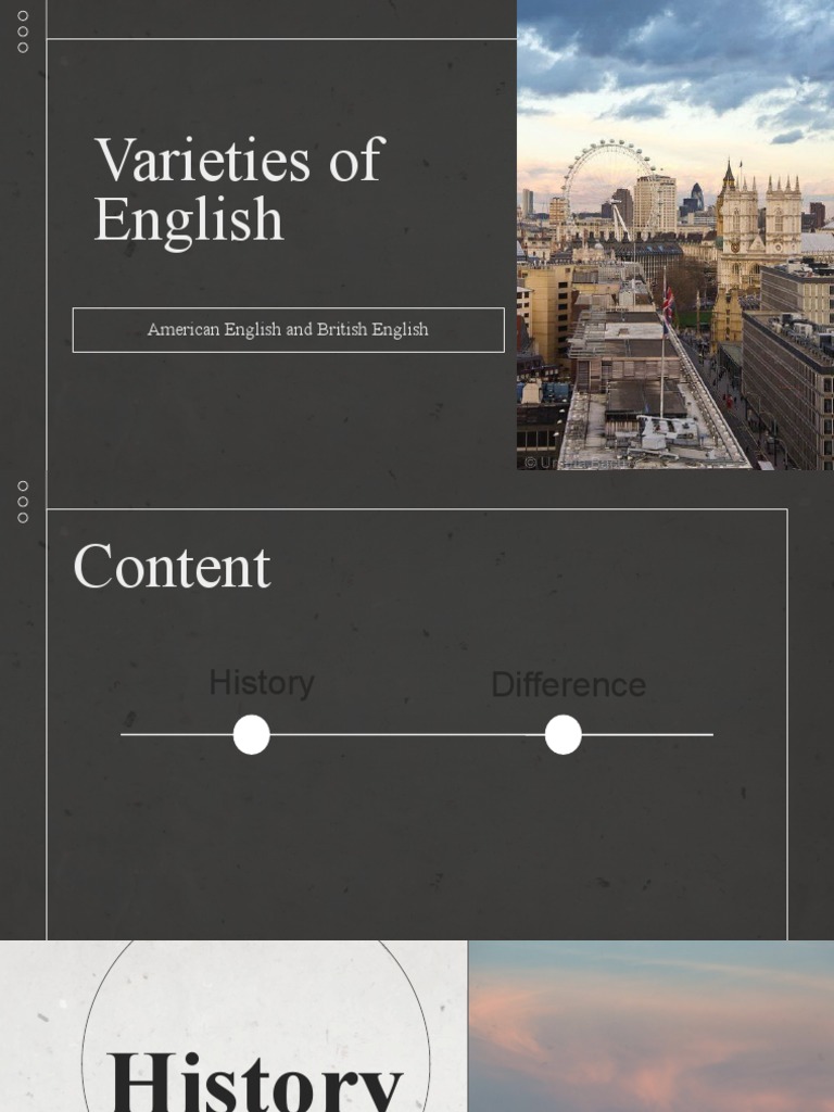 Varieties of English | PDF | English Language | Languages