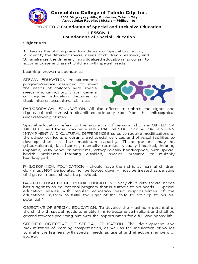 Foundations of Special Education | PDF | Individualized Education Program | Special Education