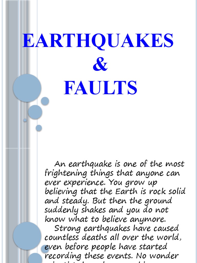 Module 1 | PDF | Tsunami | Earthquakes