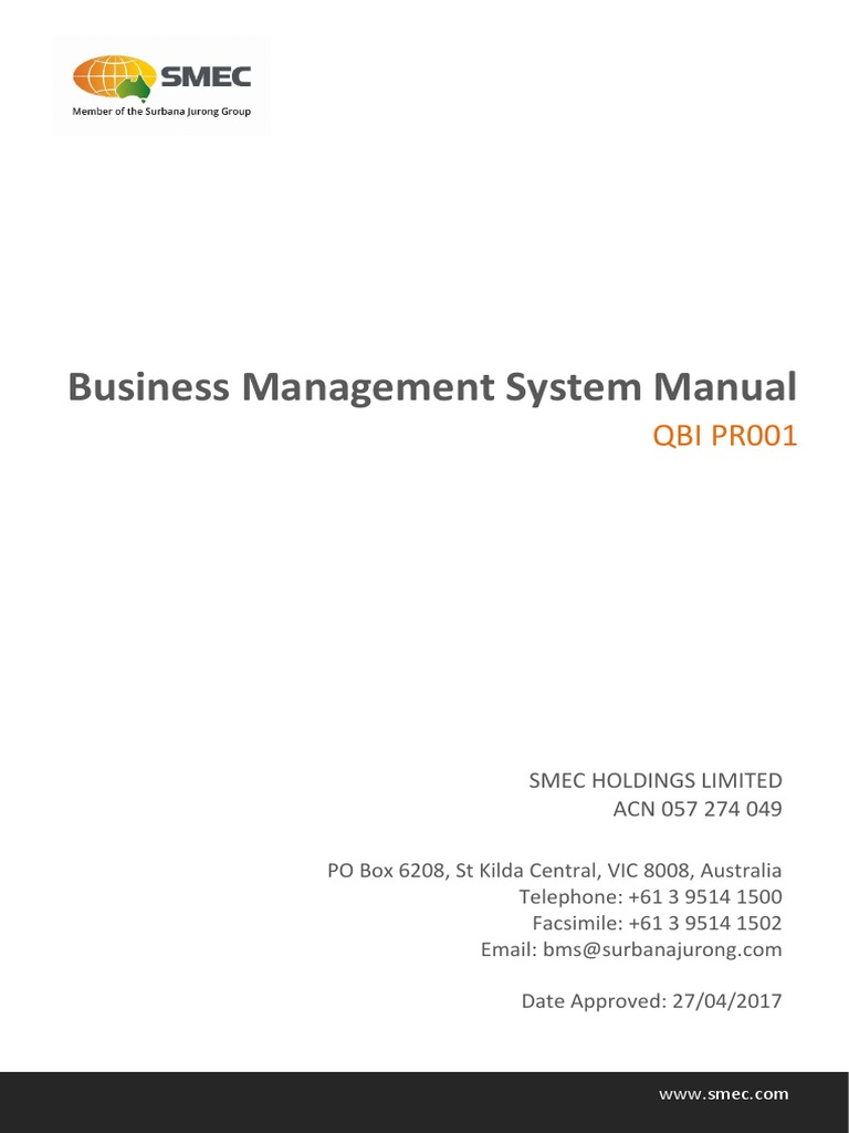 BMS Manual PDF | PDF | Audit | Risk