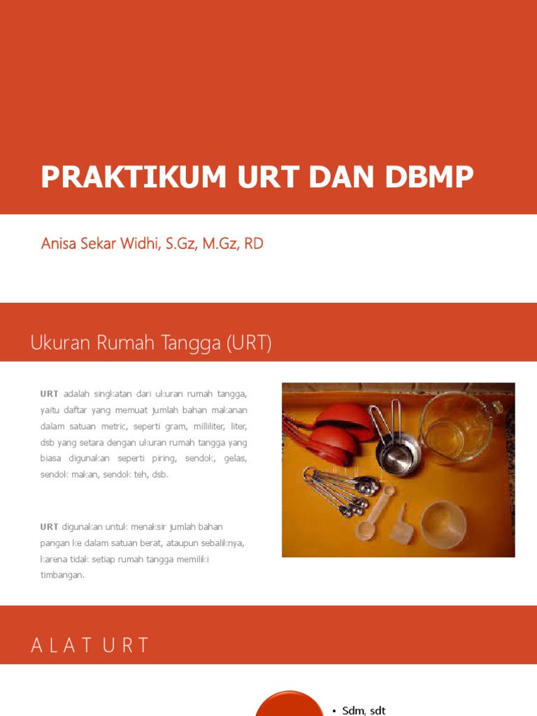 3 URT Dan DBMP-2 | PDF | Kesehatan Holistik | Gaya Hidup