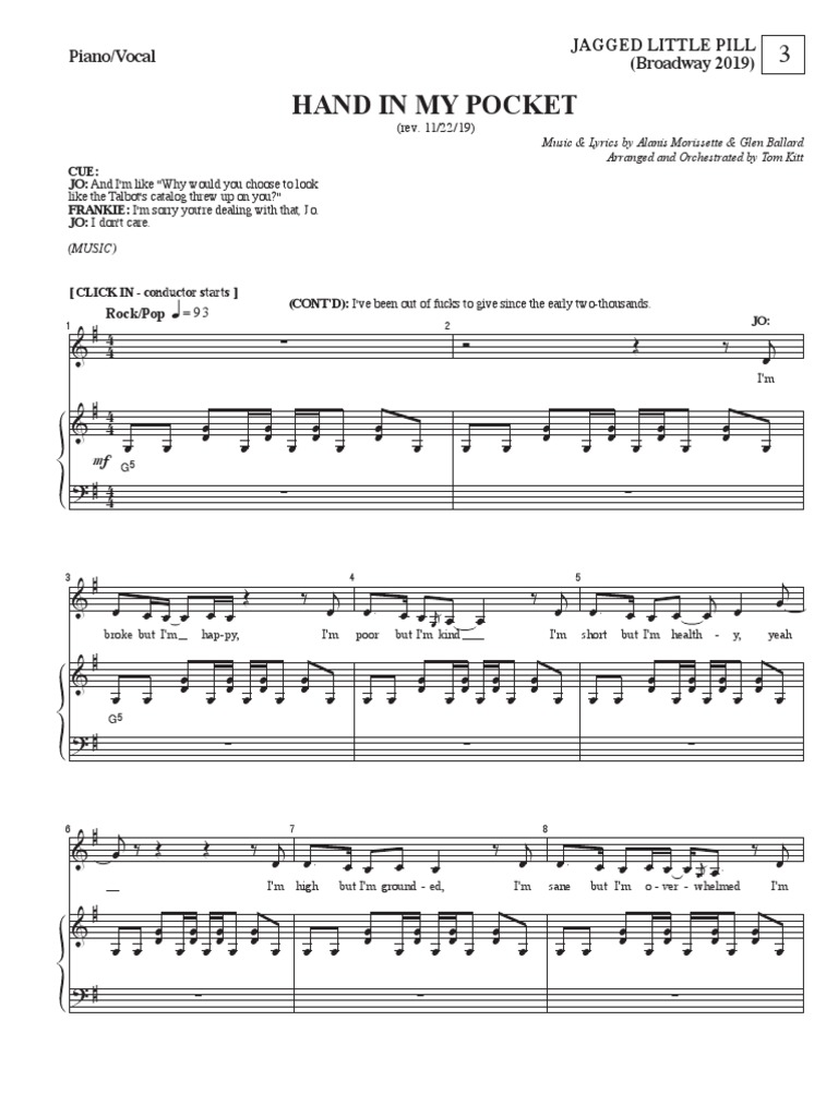 Jagged Little Pill Sheet Music (Dragged) 2 | PDF | Œuvres | Chansons ...