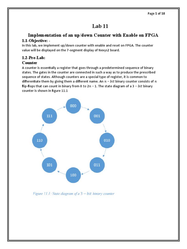 Lab 11 DLD | PDF | Computer Engineering | Electronics
