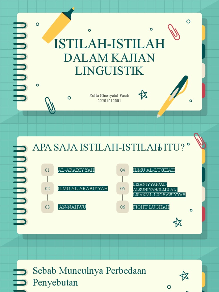Istilah Linguistik | PDF | Ilmu Sosial | Kajian Bahasa Asing