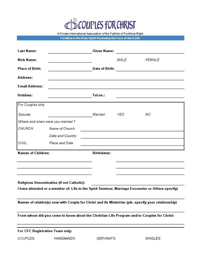 CLP Form - Form | PDF
